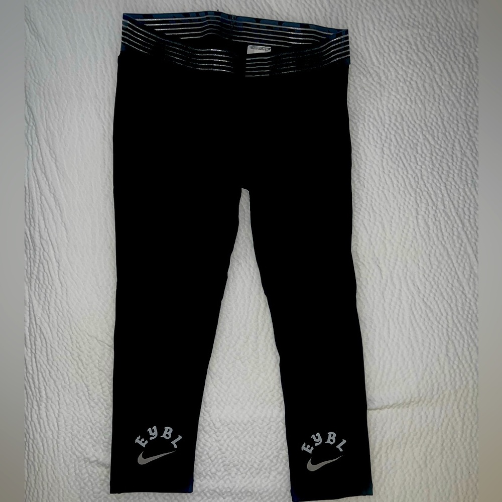 Nike Pro Eybl Compression 3/4 Tights Size Xl Very Rare - Gem